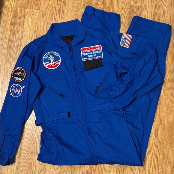Nasa | Pants & Jumpsuits | Nasa Space Rocket Center Blue Space Camp ...